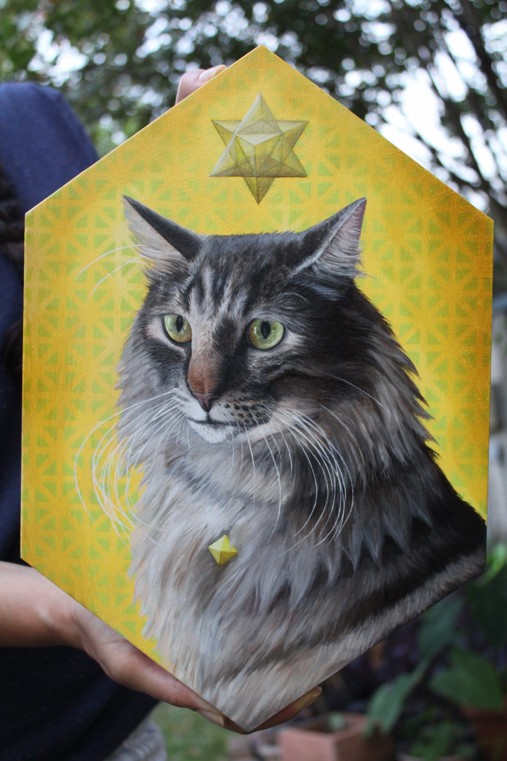 Cat Portrait Painting - Vincent Fink